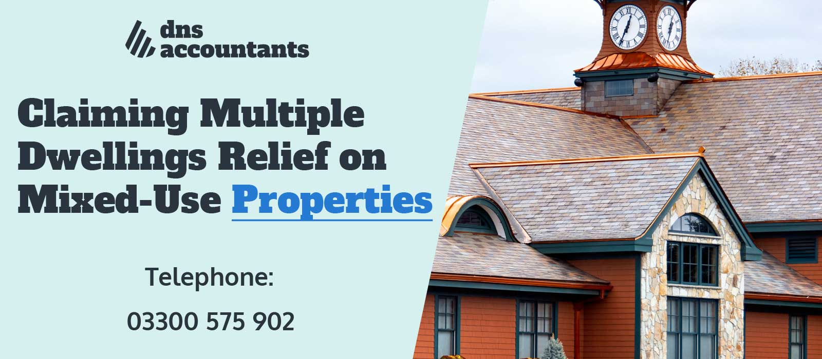 SDLT on Mixed Use Property | Mixed Use Property SDLT & MDR